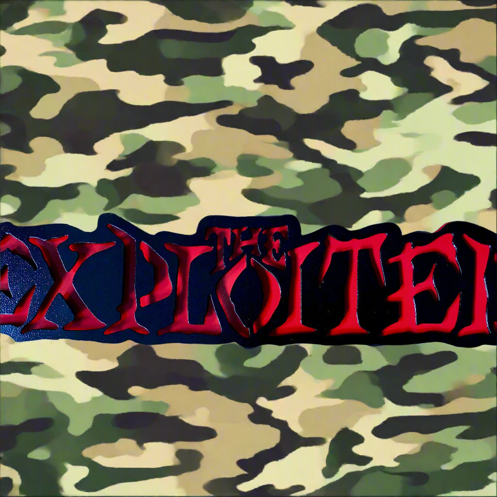 The Exploited - logo - Metal Wall Art – Mainstage Merch