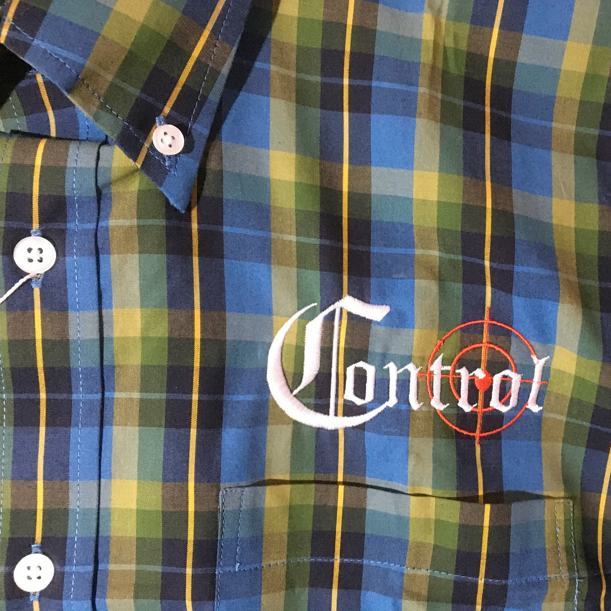 Control - Blue Check Shirt – Mainstage Merch