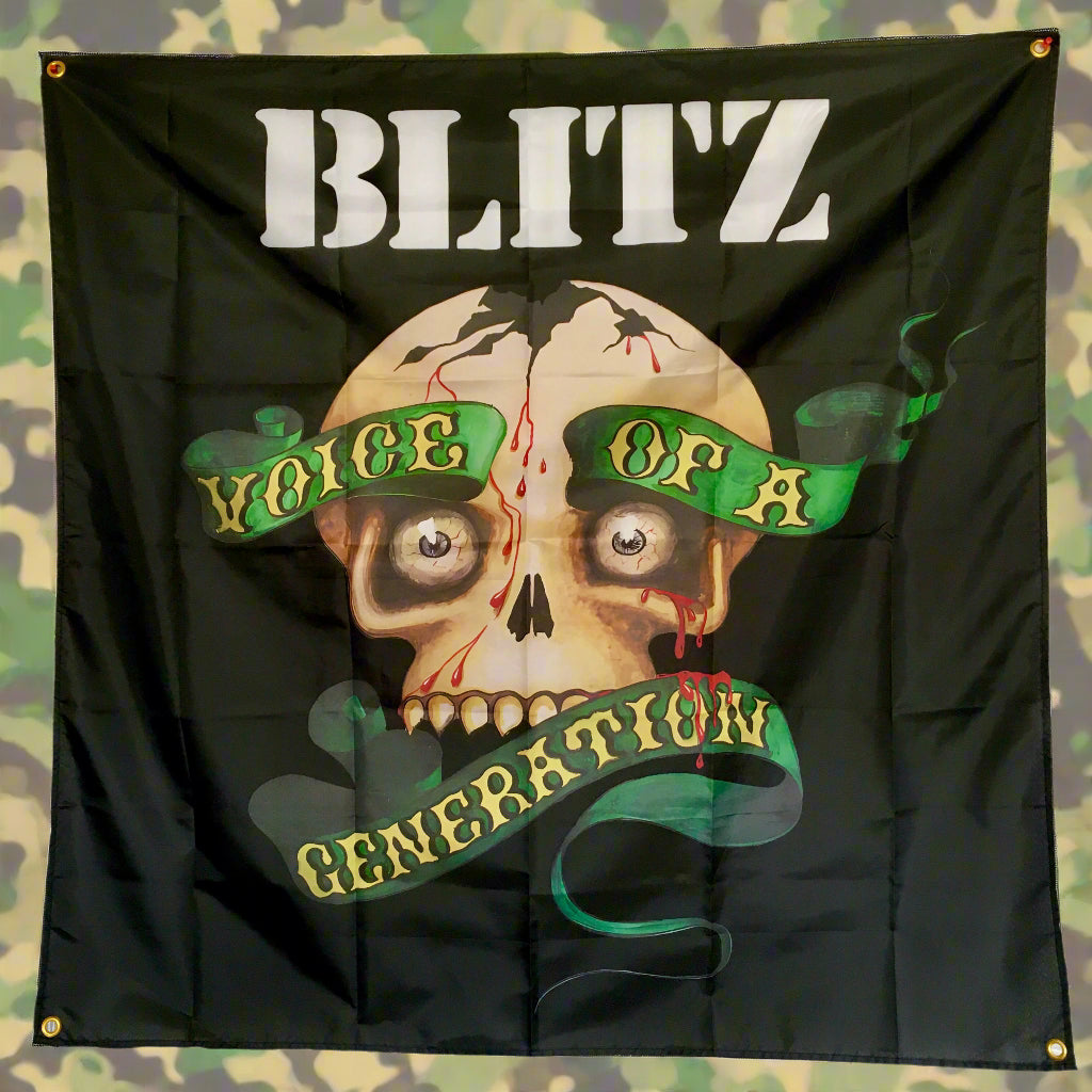Blitz - Voice of a Generation - Wall Flag – Mainstage Merch