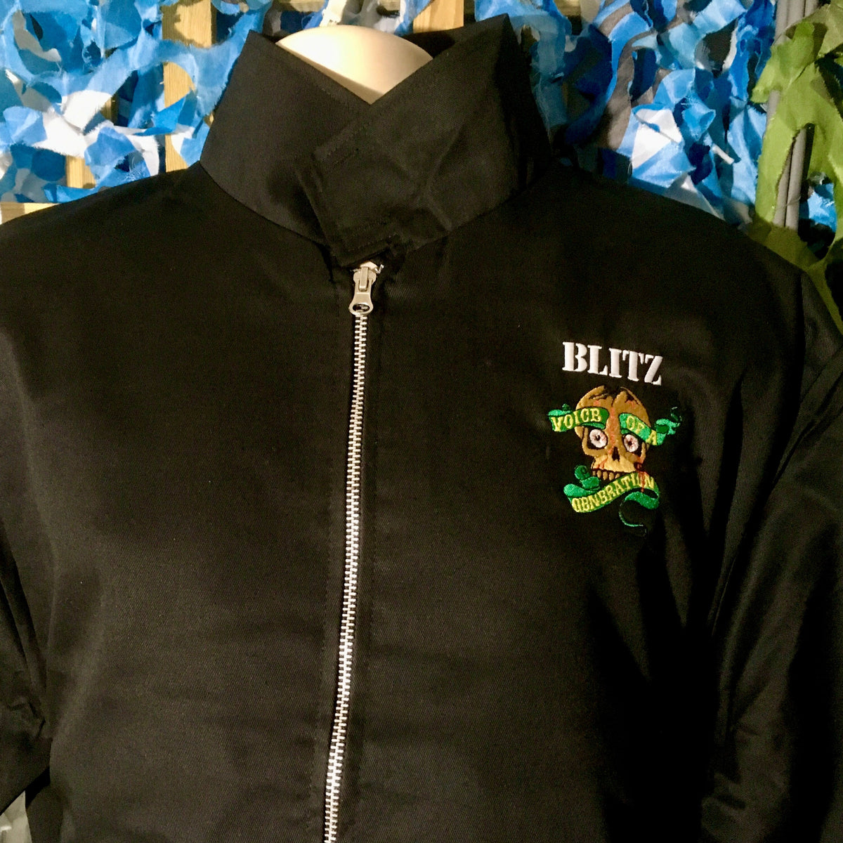 Blitz - Black Harrington Jacket – Mainstage Merch