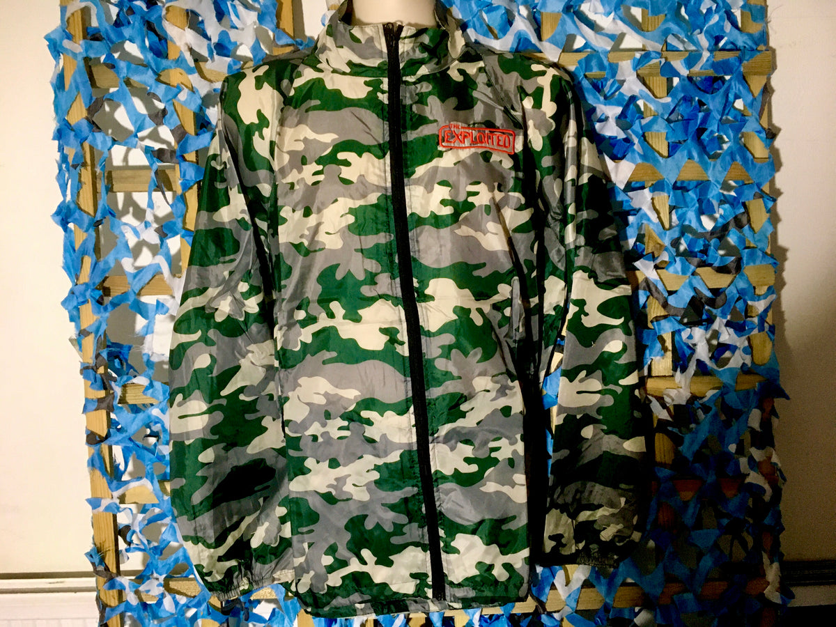 The Exploited - Camo Rain Jacket – Mainstage Merch