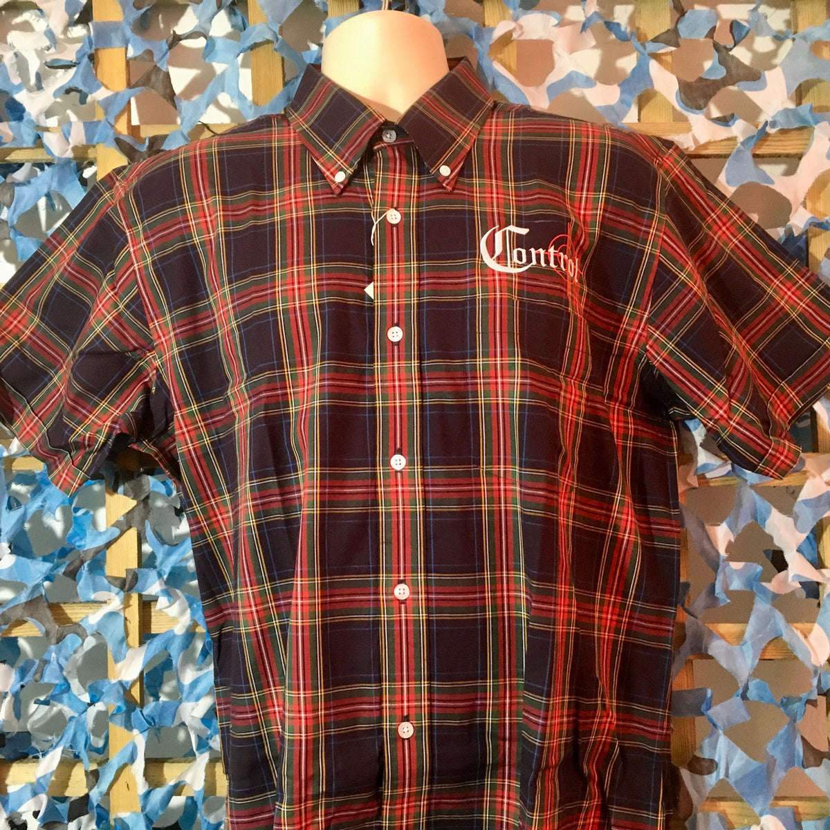 Control - Navy Check Shirt – Mainstage Merch