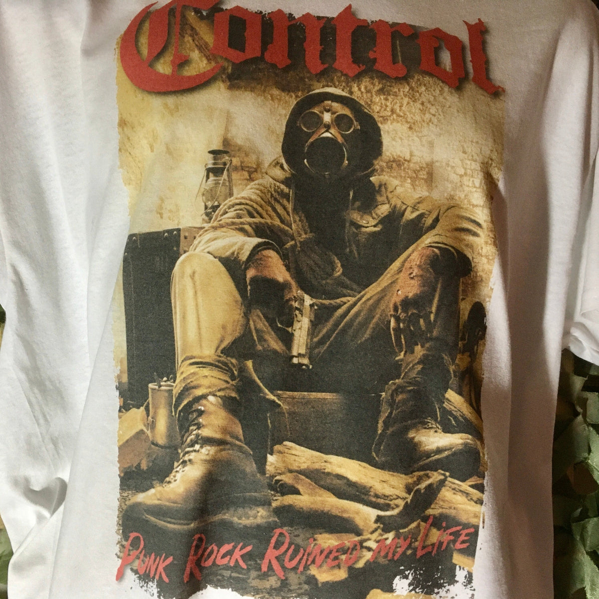 Control - Punk Rock Ruined My Life Album Theme - White Tee – Mainstage ...