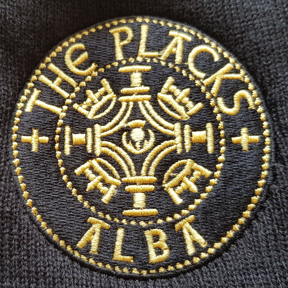 The Placks - Black Beanie w/ Gold embroidered Logo – Mainstage Merch